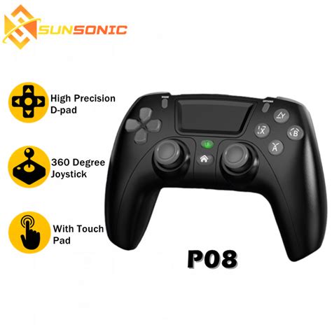 P08 Wireless Gaming Controller Type C Interface With Motor And Turbo