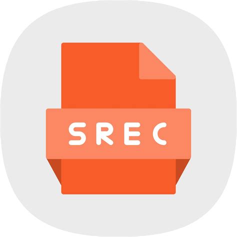 srec file format icon 16904268 vector art at vecteezy