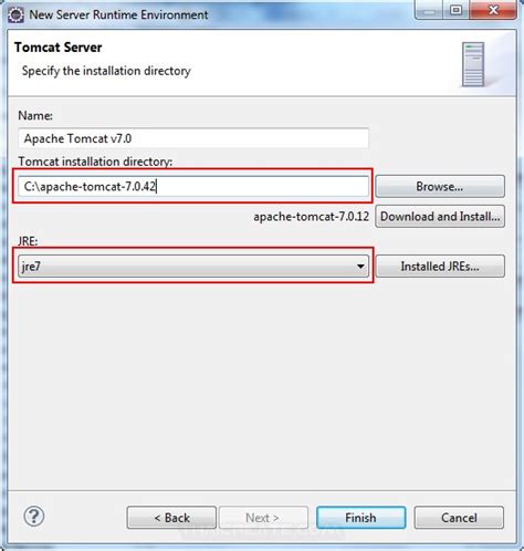การติดตั้งและ Config โปรแกรม Eclipse Ide กับ Server Apache Tomcat