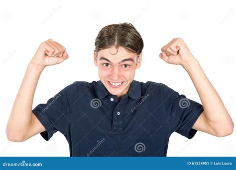 Happy Nerd Stock Image Image Of Portrait Happiness 61334951