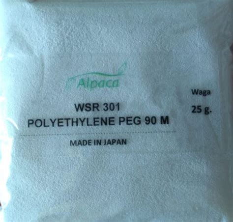 Buy Polyox Polyethylene Peg 90m Wsr 301 25g At Ubuy India