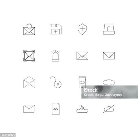 사이버 보안 선형 얇은 아이콘 설정합니다 간단한 벡터 아이콘 설명 0명에 대한 스톡 벡터 아트 및 기타 이미지 0명 긴급 사이렌 네트워크 보안 Istock