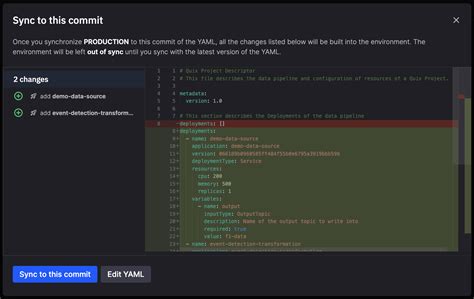 Quickstart Deploy Your Local Pipeline To Quix Cloud Quix Docs