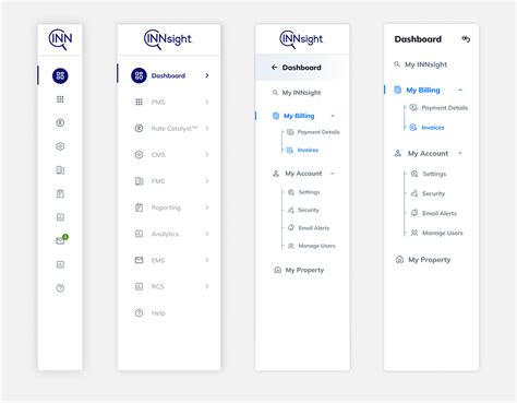 Sidebar Navigation UI Design On Behance