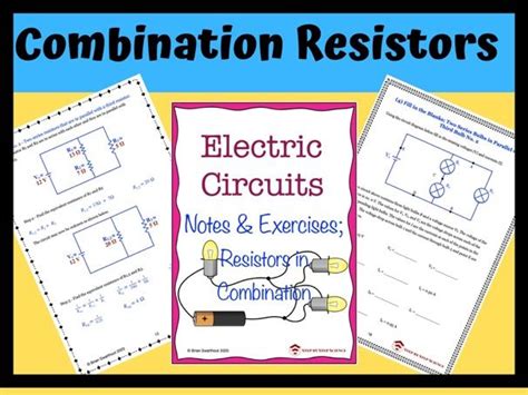 Electric Circuits Resistors In Combination Teaching Resources