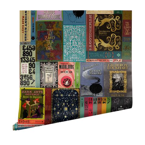 Hogwarts Library Minalima Wallpaper Harry Potter Shop Us