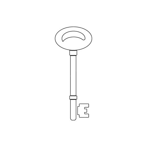 Premium Vector Key Logo