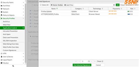 Cấu Hình Application Control Fortigate Siêu Thị Máy Chủ