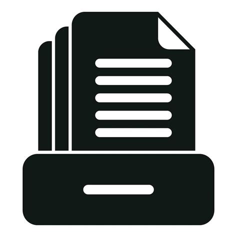 Record Keeping Budget Icon Simple Vector Documentation File 35510222