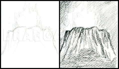 How To Draw Volcanoes Draw A Volcano Step By Step Drawing Guide By Finalprodigy Artofit
