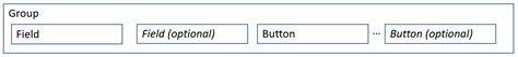 Horizontal Fields And Buttons Group Subpattern Finance And Operations Dynamics 365 Microsoft