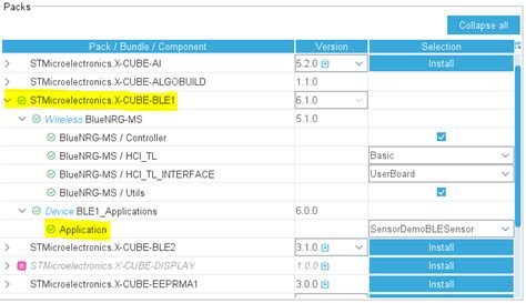 Solved Configuration Problem With X Cube Ble1 And Stm32cu Stmicroelectronics Community