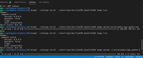Recovery Mode In Mcuboot Image Hashunavaliable Nordic Qanda Nordic