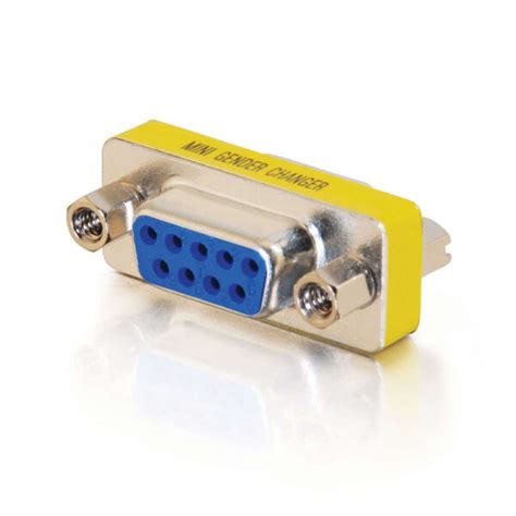 Pin Rs DB Male To Male Female To Female Serial Cable Gender Changer Coupler Adapter