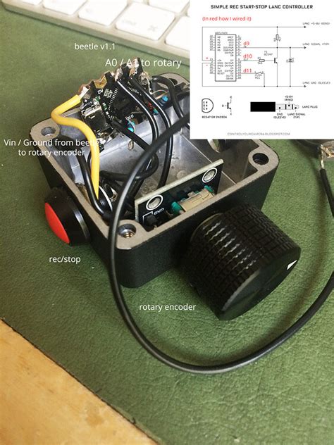 LANC Camera Controller With Rotary Encoder Debugging General