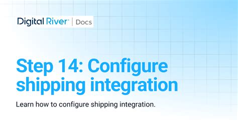 Step 14 Configure Shipping Integration Salesforce Lightning B2b Commerce App