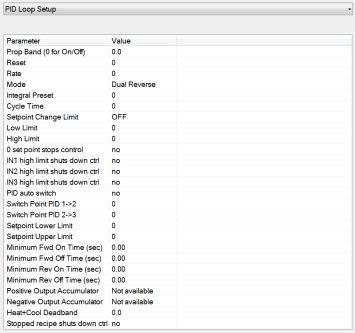 PID Loop Setup