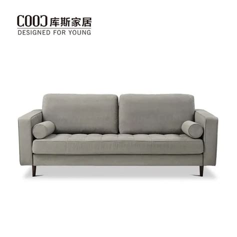 Gray Linen Fabric Kd Assemble Living Room Sofa Set Furniture 3 Seater