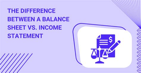 Income Statements Vs Balance Sheets