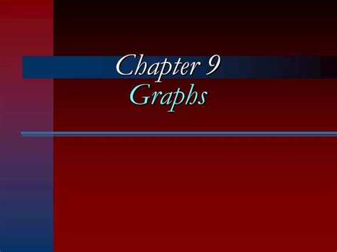 ppt graph theory definitions terminology and special graphs