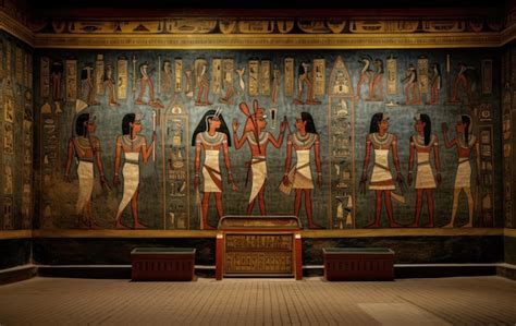 Premium Photo Ancient Egyptian Mural Depicting Scenes From The Life