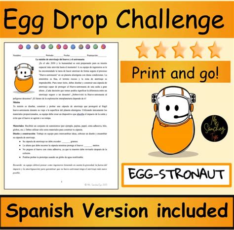 Egg Drop Challenge Stem Activity Hands On Physics And Engineering Lab