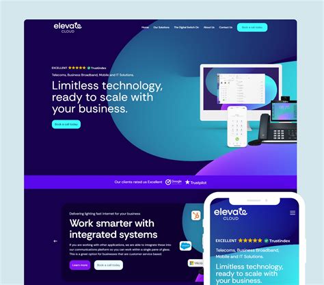 Elevate Cloud Website Design Telecoms Web Design Experts