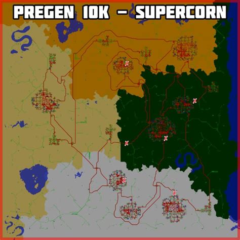 All Pregen Maps With Good To Know Locations Marked R 7daystodie
