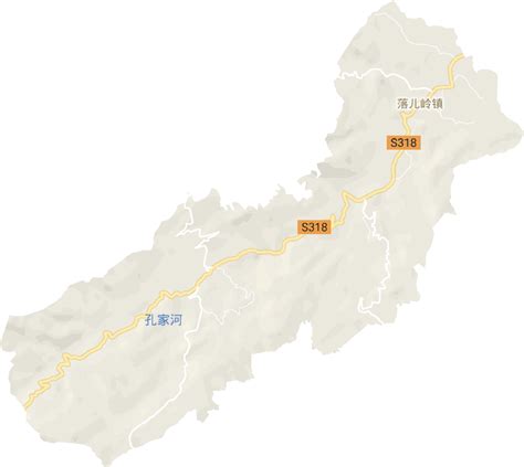 落儿岭镇高清电子地图