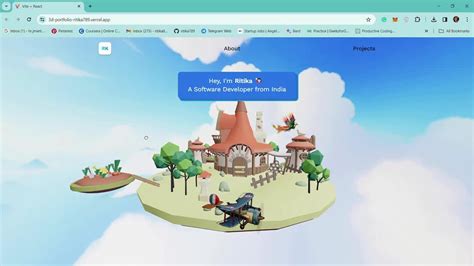 reactjs threejs webdevelopment portfolio developerlife