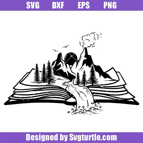 Reading Book Svg