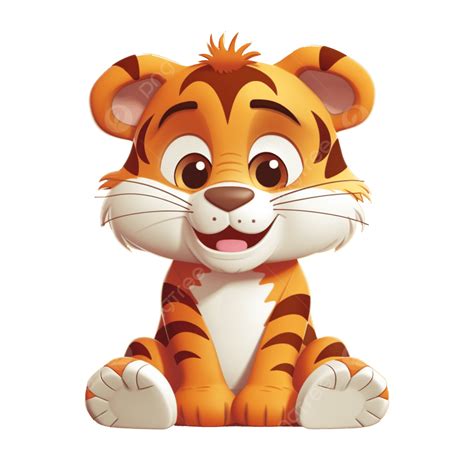 귀여운 호랑이 행복 만화 귀여운 표정 호랑이 행복 Png 일러스트 및 이미지 에 대한 무료 다운로드 Pngtree