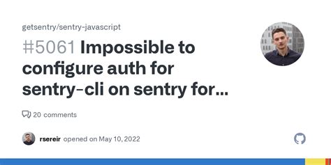 Impossible To Configure Auth For Sentry Cli On Sentry For Nextjs