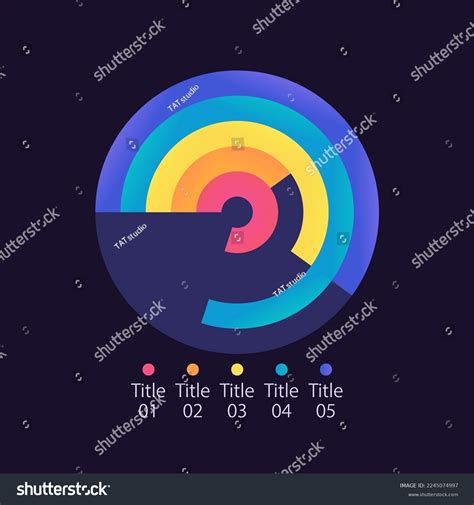 Circular Bar Infographic Chart Design Template Stock Vector Royalty Free 2245074997 Shutterstock