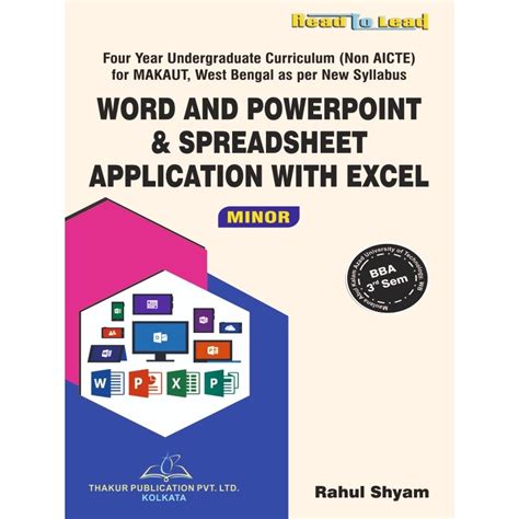 Word And Powerpoint And Spreadsheet Application With Excel
