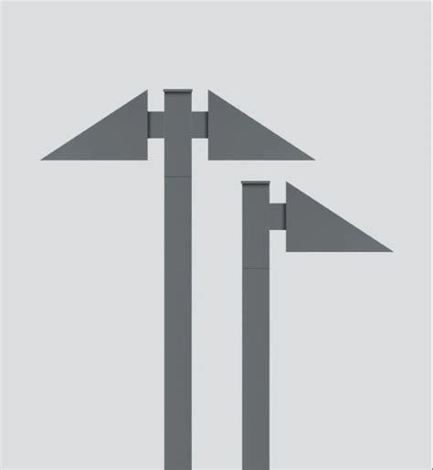 Luminex Electronic Aluminium Decorative Lighting Pole Plug In At