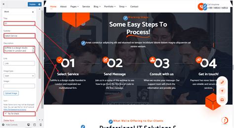 Work Process Section Setup Desert Themes Work Process Section Setup Desert Themes