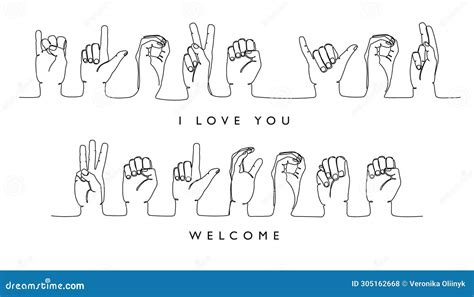 Deaf Language Deaf Mute Alphabet Hand Signs For Inclusive People