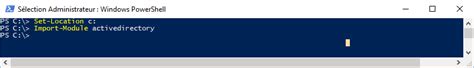 Powershell Installer Le Module Active Directory Sous Windows 10