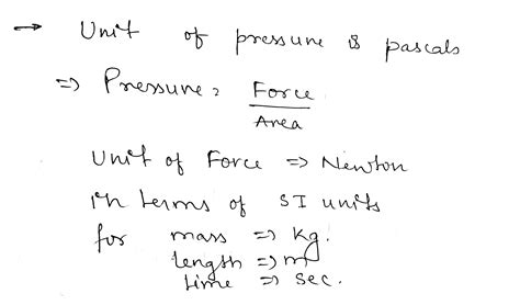 Solved Express Pascals Using The Base SI Units Then Show How The Primary Course Hero