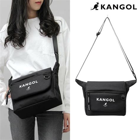 캉골 남성 여성 로고 프린트 플랩 여행 핸드폰 데일리 숄더백 크로스백 가방 에이블리