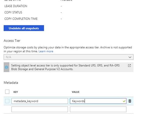Metadata Search Keywords In Pdf Blob Azure Search Stack Overflow