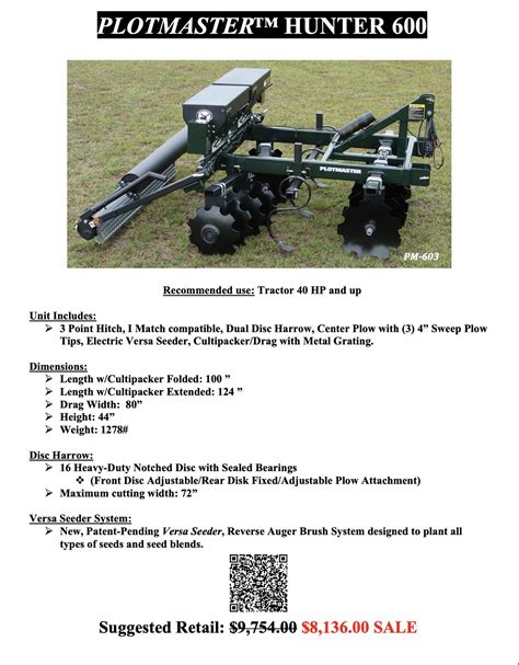 Plotmaster Foodplot Systems Home