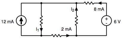 Solved Use Kirchoffs Current Law KCL To Find The Unknown Chegg