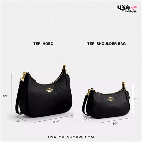 Coach Teri Shoulder Bag Vs Coach Teri Hobo A Refined Style Showdown
