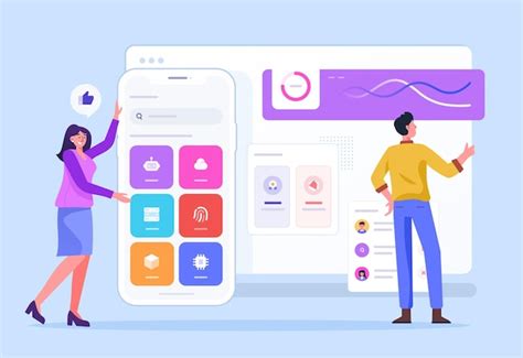 Premium Vector Digital Management Ai Cloud Big Data Biometrics