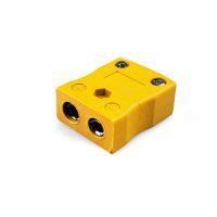 High Temperature Standard Thermocouple Connector Socket Hi Temp Plastic 425C Type K
