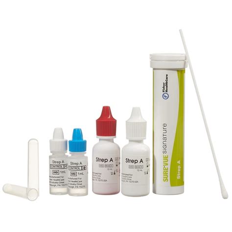 Fisher Healthcare Sure Vue Signature Strep A Test Kit 50 Tests Buy Online Fisher Scientific