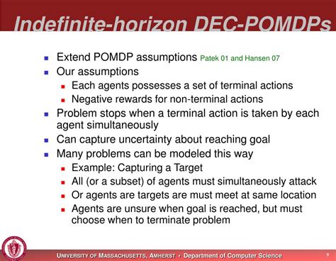 Ppt Achieving Goals In Decentralized Pomdps Powerpoint Presentation Free Download Id3366121