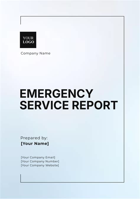 Free Service Completion Report Template To Edit Online